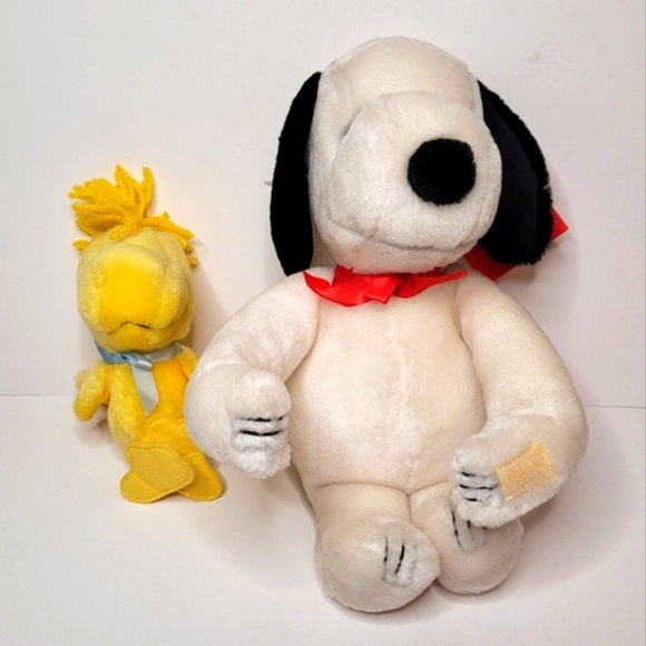 Applause | Toys | Snoopy And Woodstock Vintage Plush Stuffed Animals By ...
